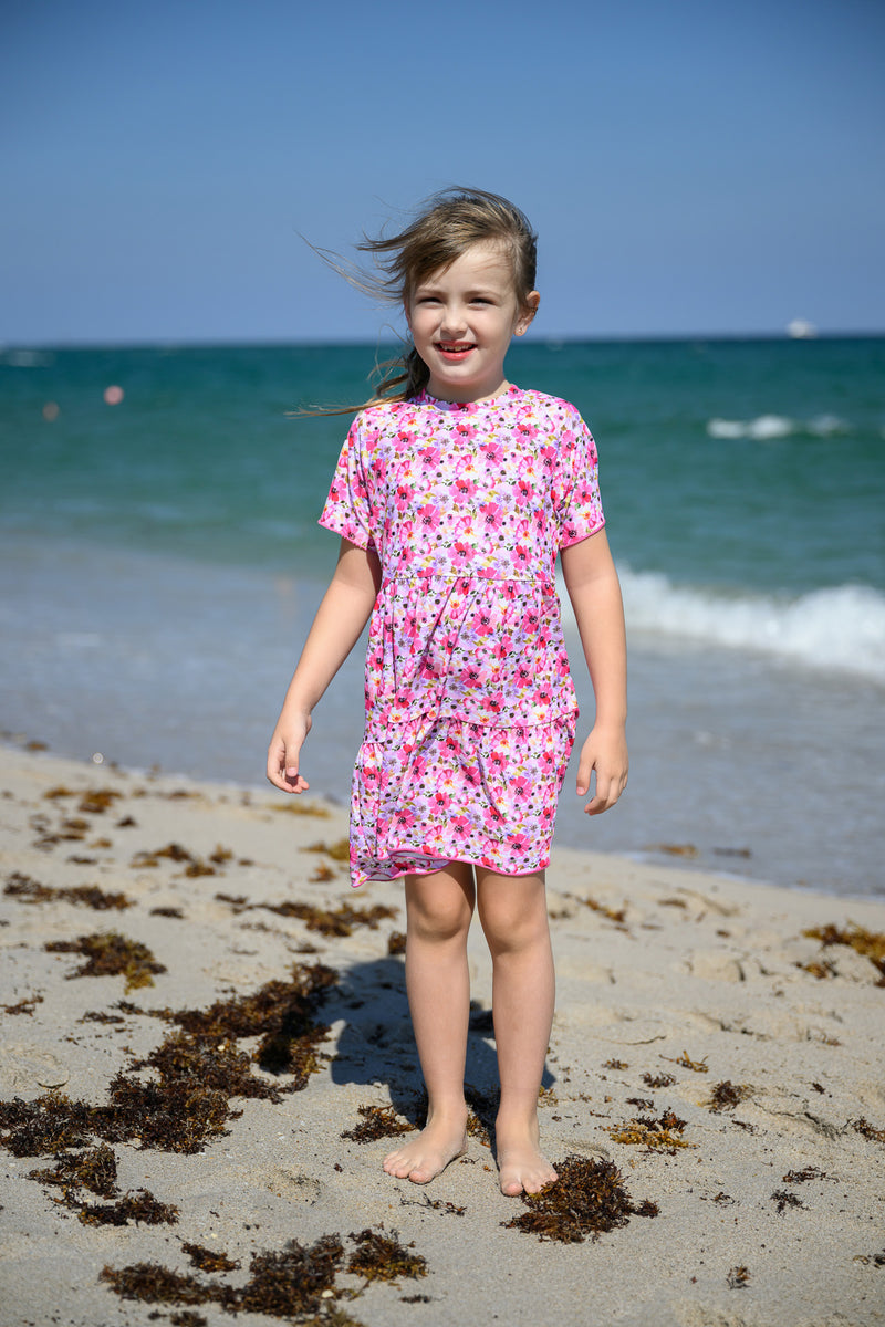 Mini Me Floral Prairie Swim Dress
