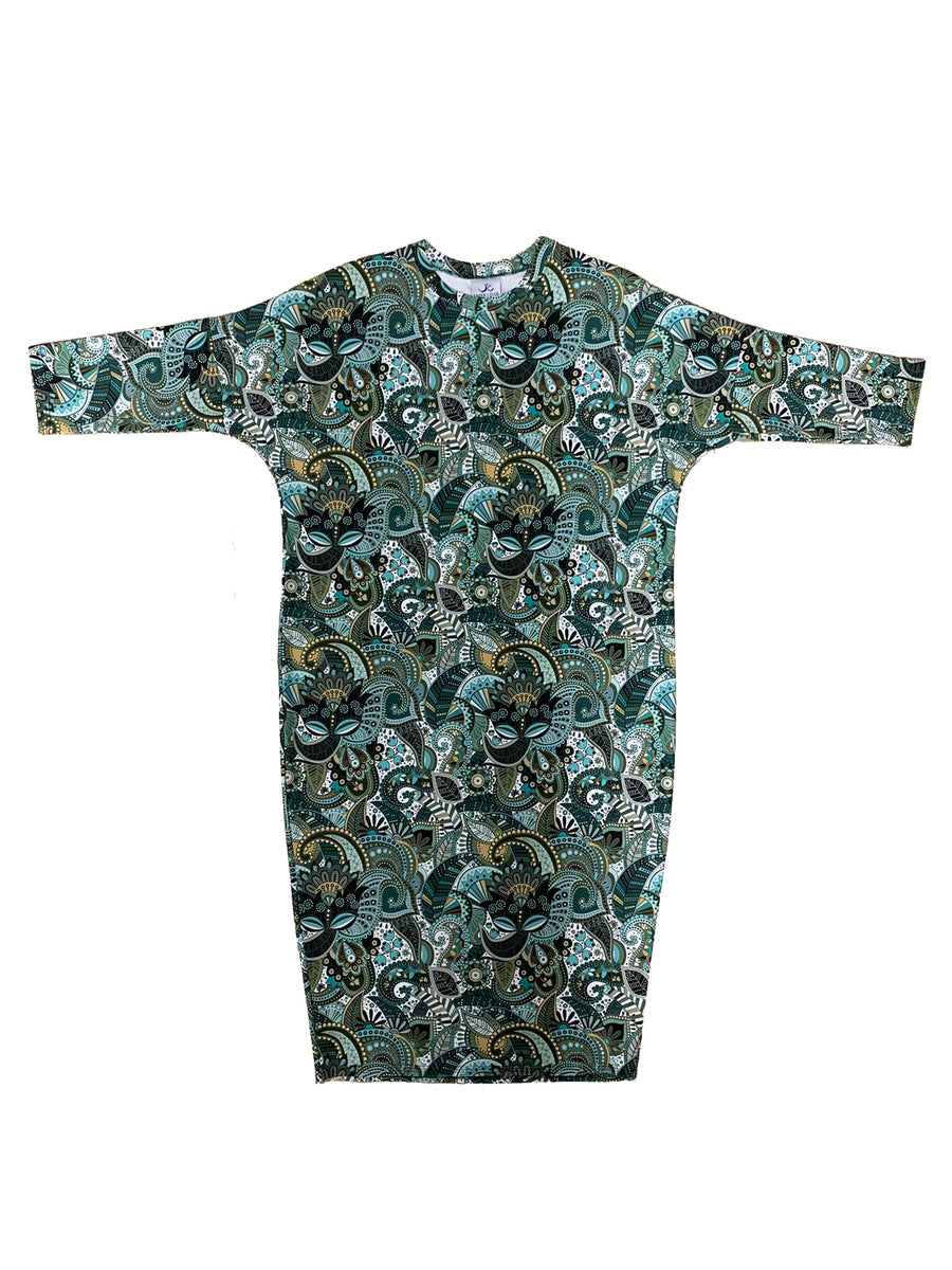 Paisley Flow Swim Dress